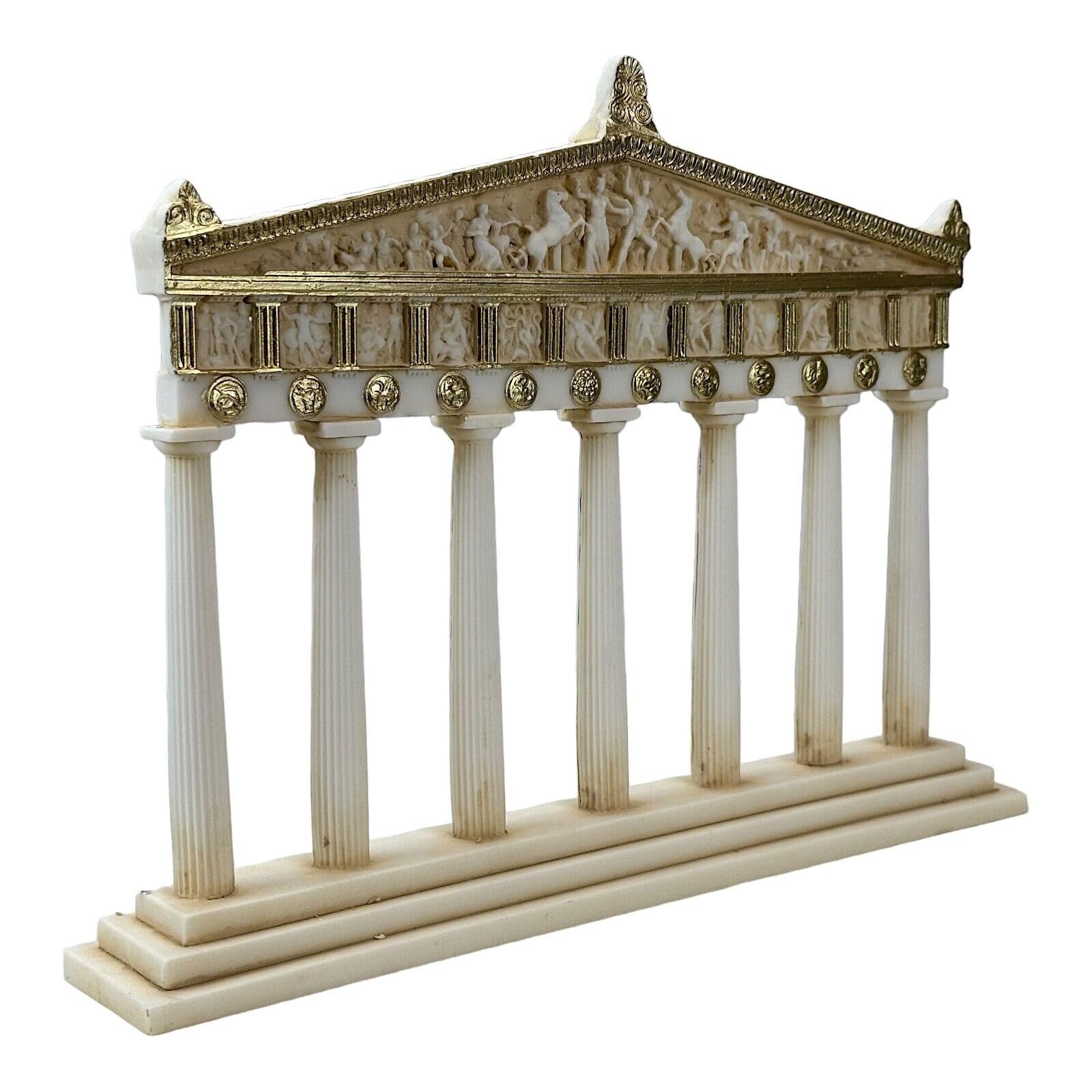 Parthenon Facade The Facade Of The Parthenon In Athens, Greece Stock