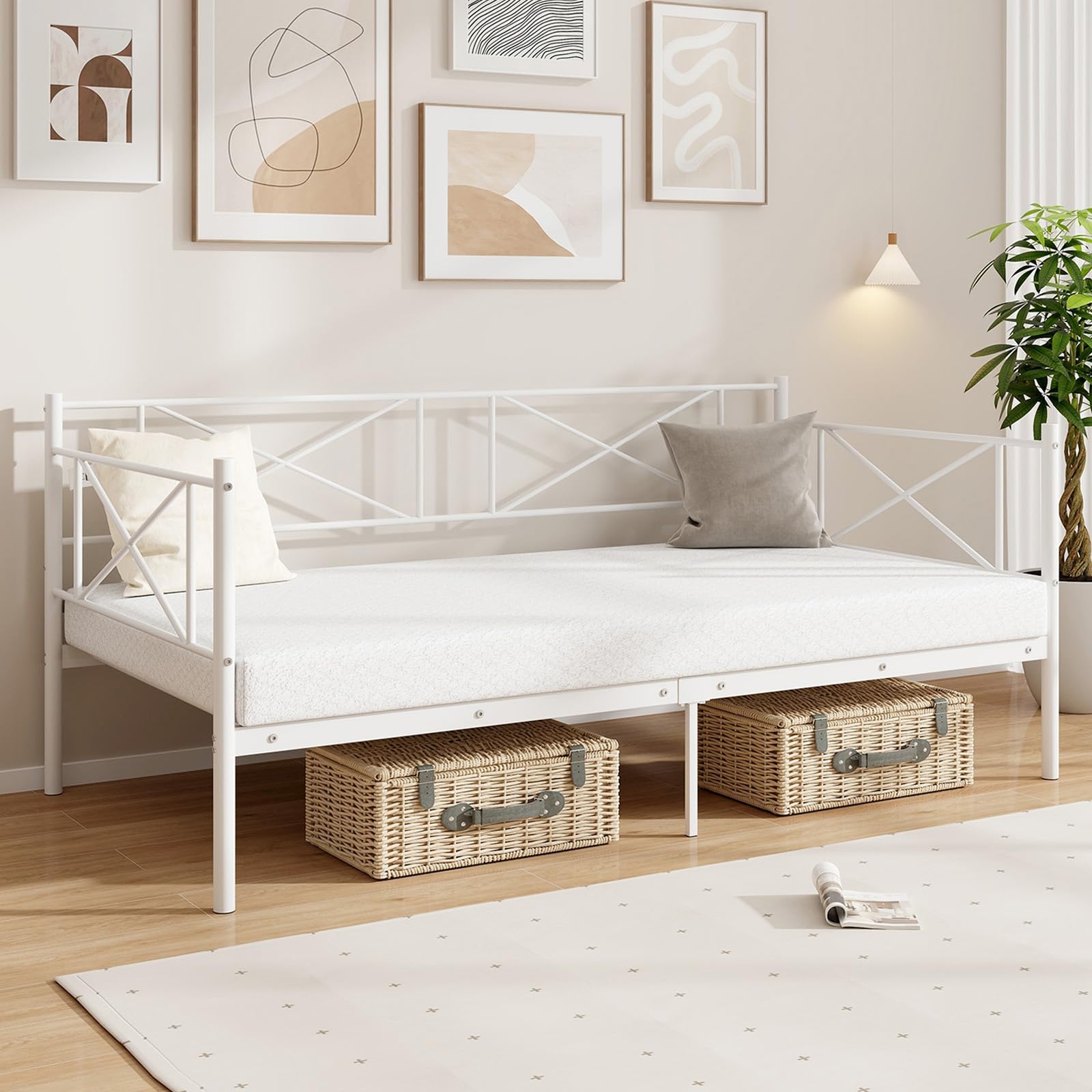 White Daybed Frame Daybed Frame Sold On Temu United States