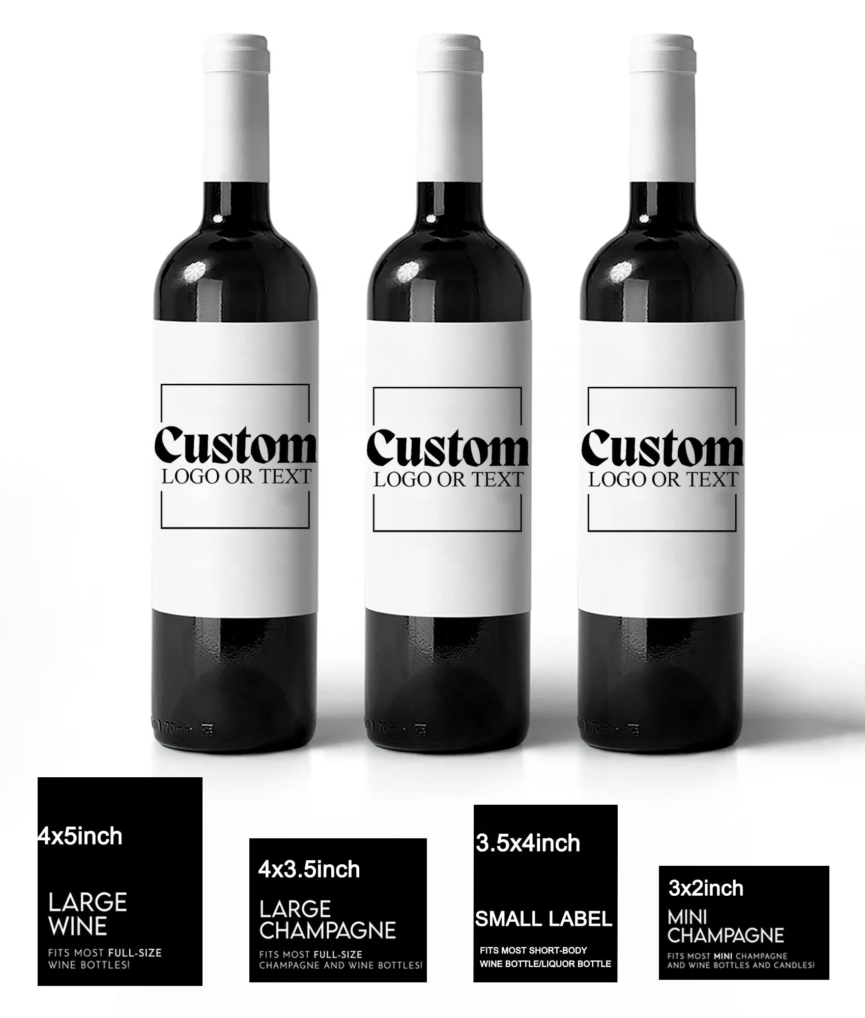 Amazon.com : Wtuye Personalized Wine Bottle Labels,Custom Wine Label,Waterproof Personalized ...