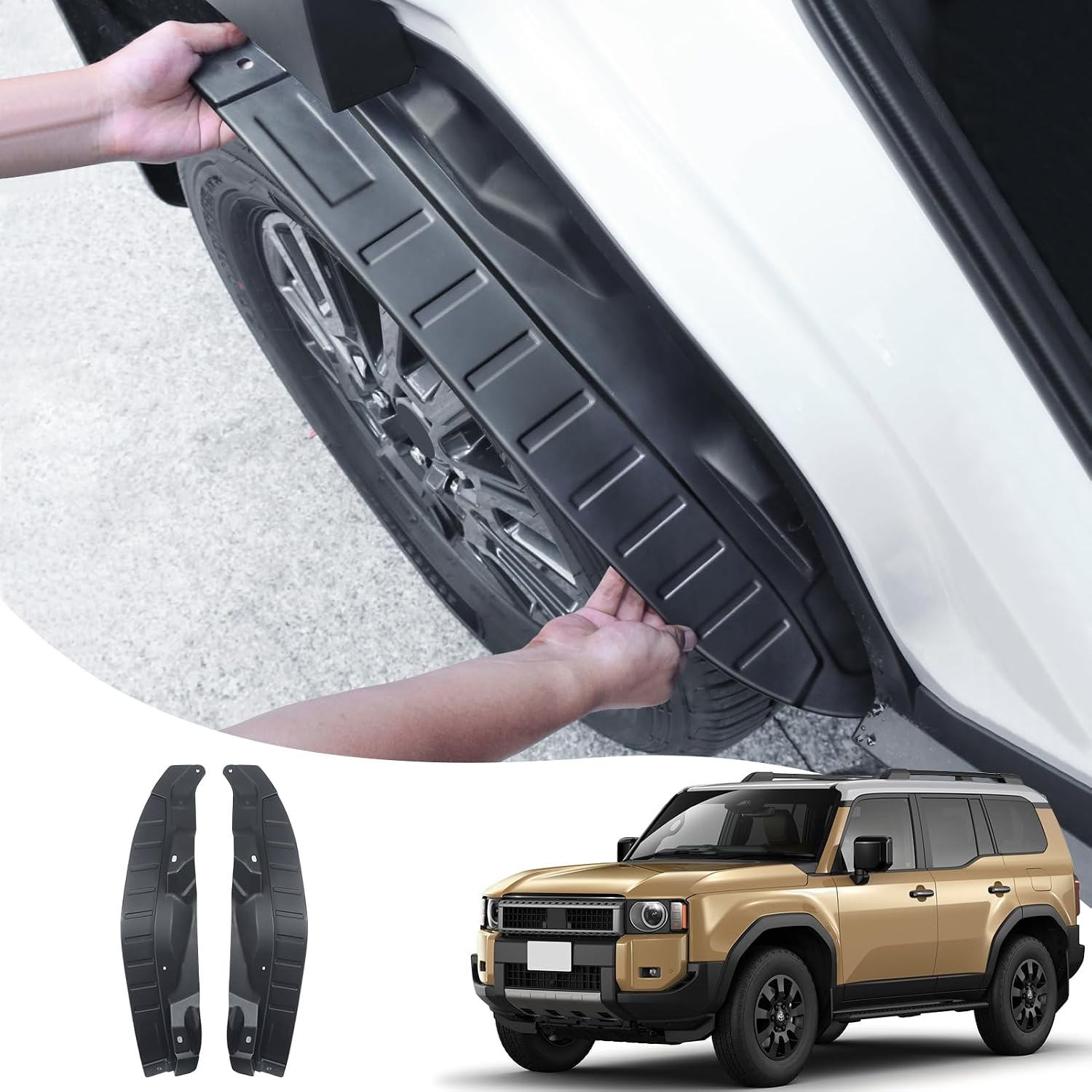 Amazon.com: Rear Wheel Anti-Mud Fender for 2024 2025 2026 Toyota Land ...