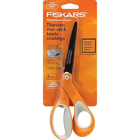 Amazon.com: Fiskars 9 Inch Razor-edge Shears (94467097J) , Grey