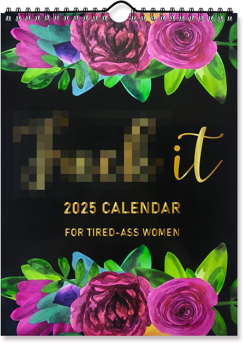 2025 Desk Calendar for Tired-ASS Women, Funny Wall Calendar from ...