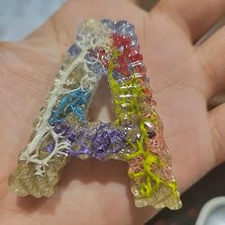 Amazon.com: LET'S RESIN Letter Molds for Resin, Waves Texture Alphabet ...