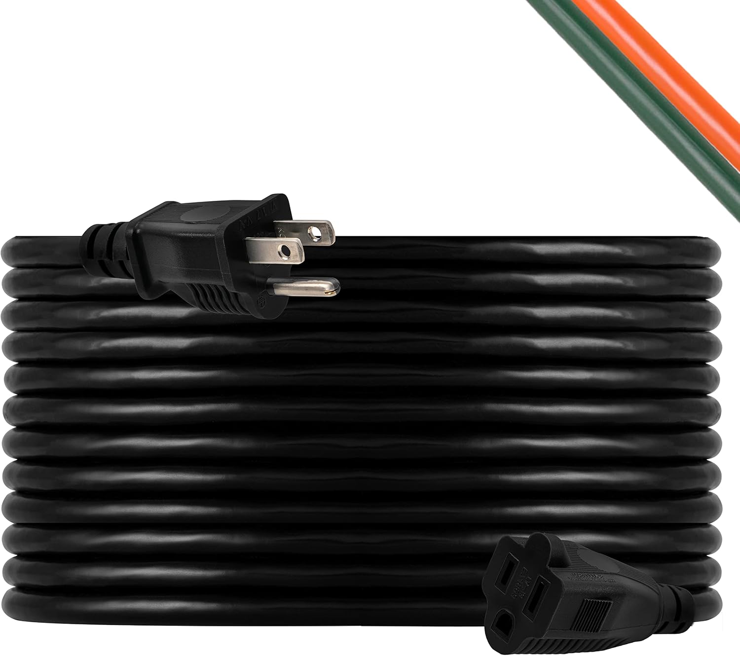 UltraPro Outdoor Extension Cord, 50 Ft, Heavy Duty Extension Cord, UL ...