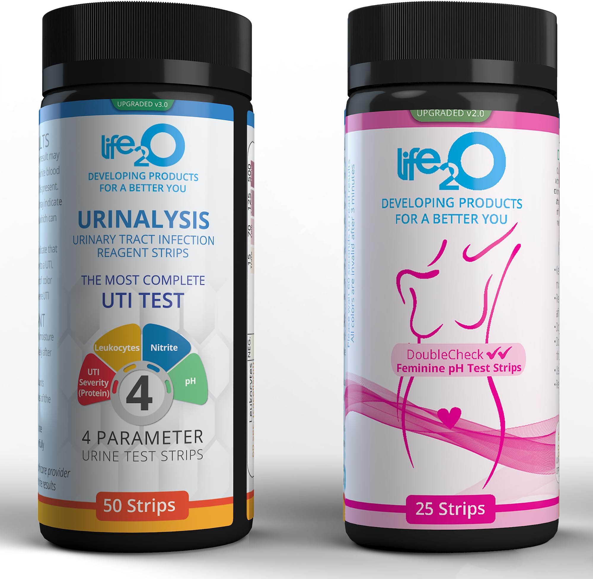 Amazon.com: life2O 4-in-1 Full Panel UTI Test Strips for with UTI ...