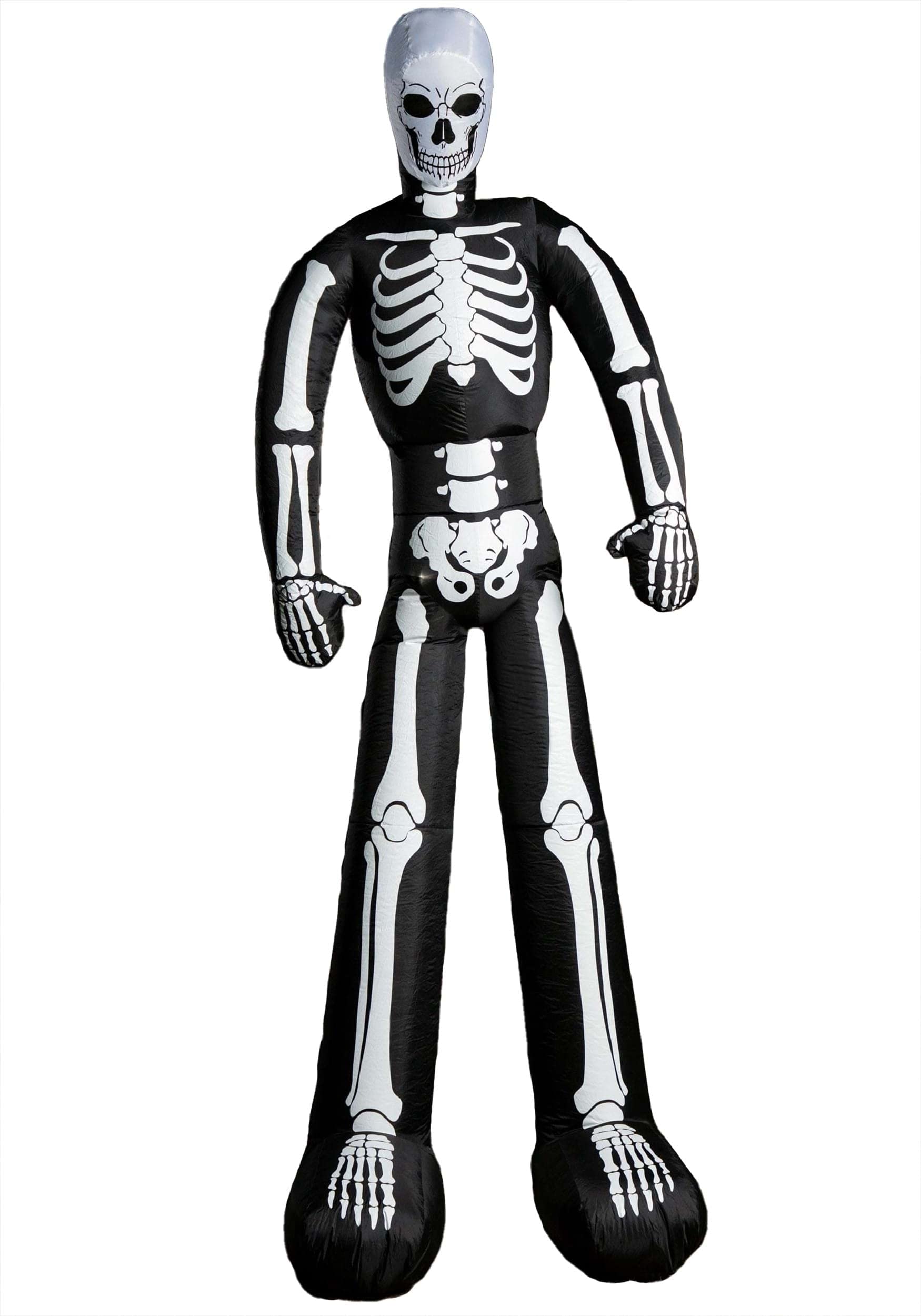 Amazon.com: FUN Costumes 12FT Inflatable Skeleton Outdoor & Indoor ...