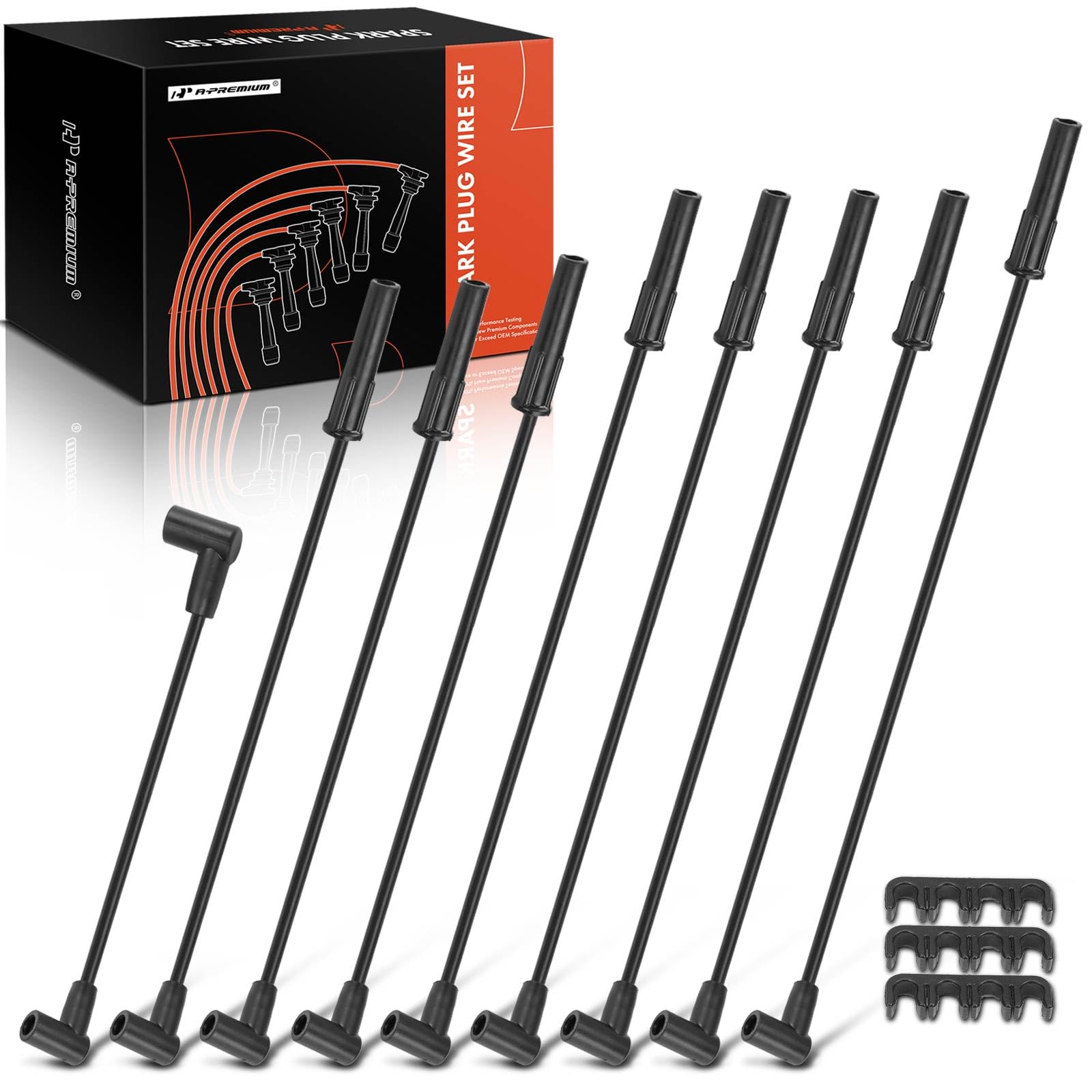 Amazon.com: A-Premium Ignition Spark Plug Wires Set of 9 Compatible ...