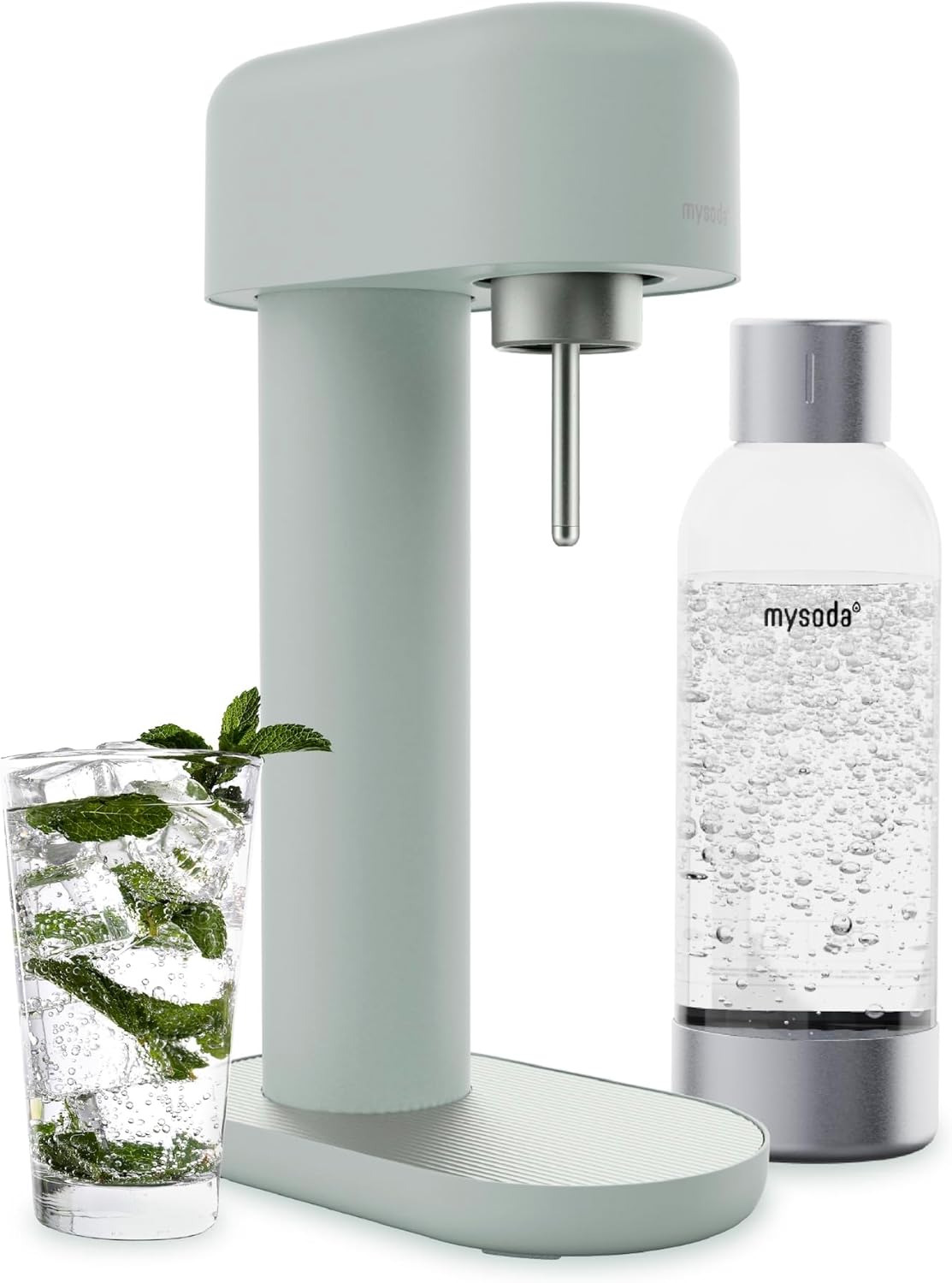 Amazon.com: Mysoda Ruby 2 Sparkling Water Maker - Soda Streaming Machine Silent Carbonated Water ...