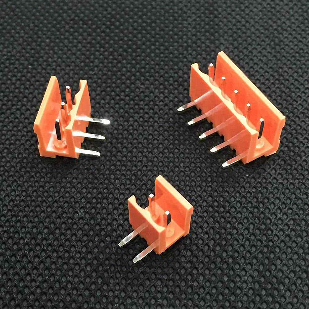 Orange HT3.96 4P Bending pin Connecting Terminal HT3.96-4PL Connector ...