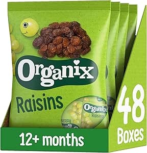 Organix Organic Raisins Mini Boxes Pack of 4 : Buy Online at Best Price ...