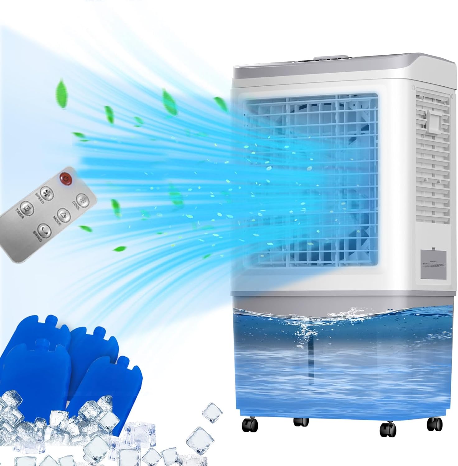 Amazon.com: Evaporative Air Cooler, 3531CFM Swamp Cooler, 130 ...