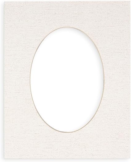 Amazon.com: 11x14 Mat Bevel Cut for 8x10 Photos - Precut White Linen ...