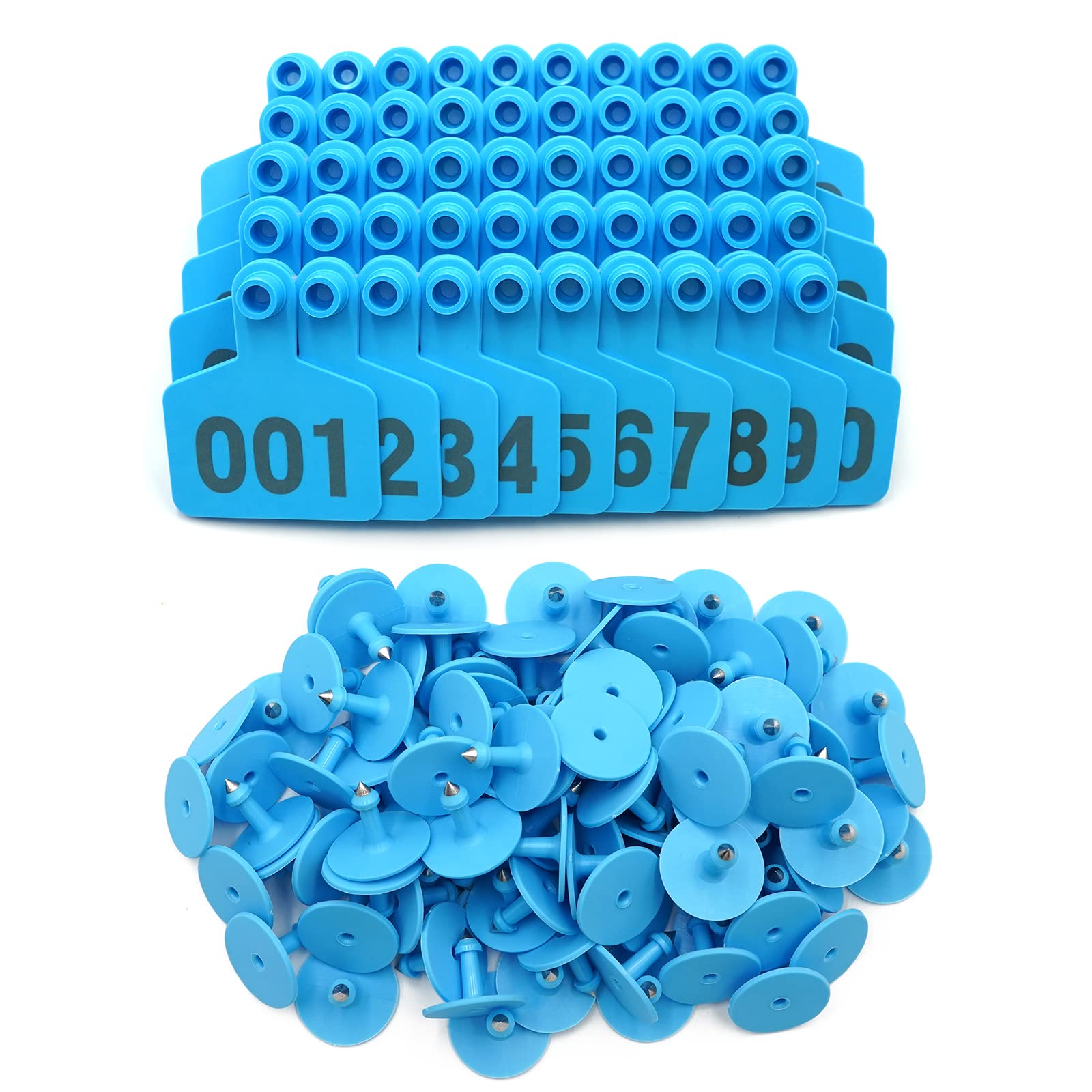 Amazon.com: KHEARPSL Cattle Ear Tags Numbered Livestock Ear Tags ...