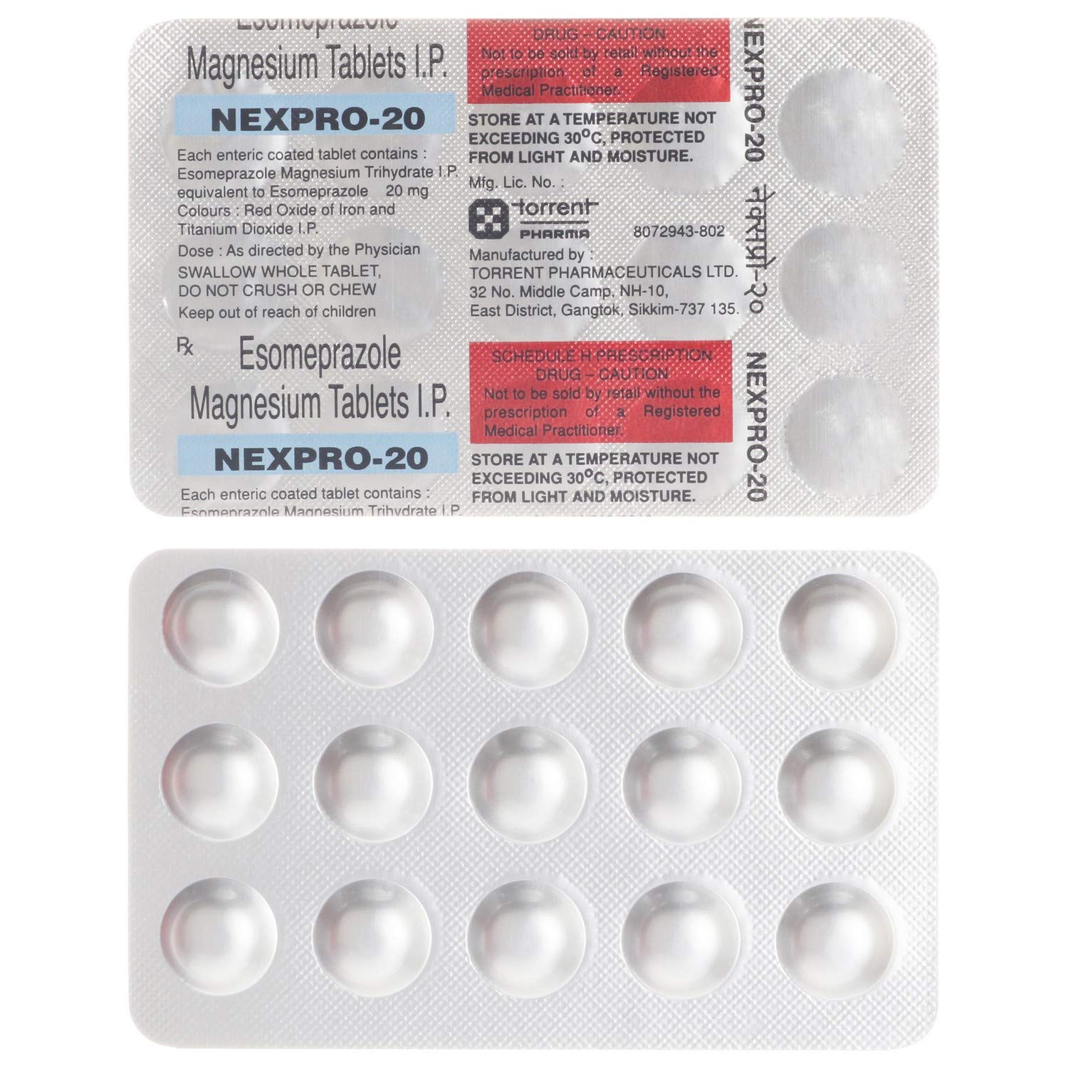 Nexpro 20 - Strip of 15 Tablets : Amazon.in: Fashion
