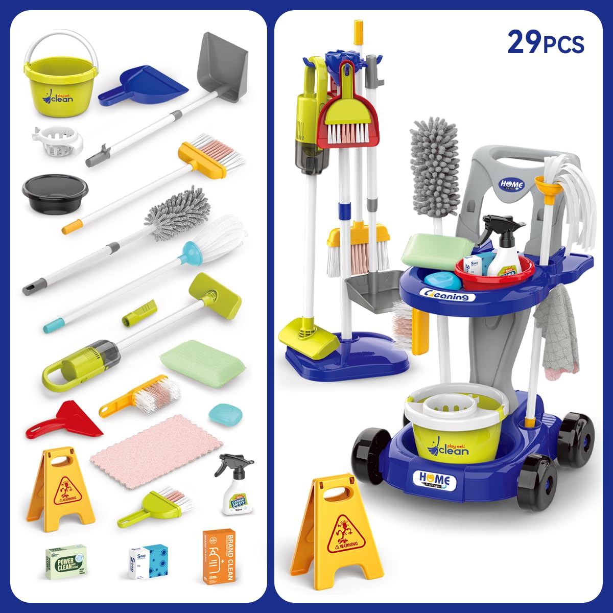 Snapklik.com : Toddler Cleaning SetKids Cleaning Toy SetNew 29-Piece ...