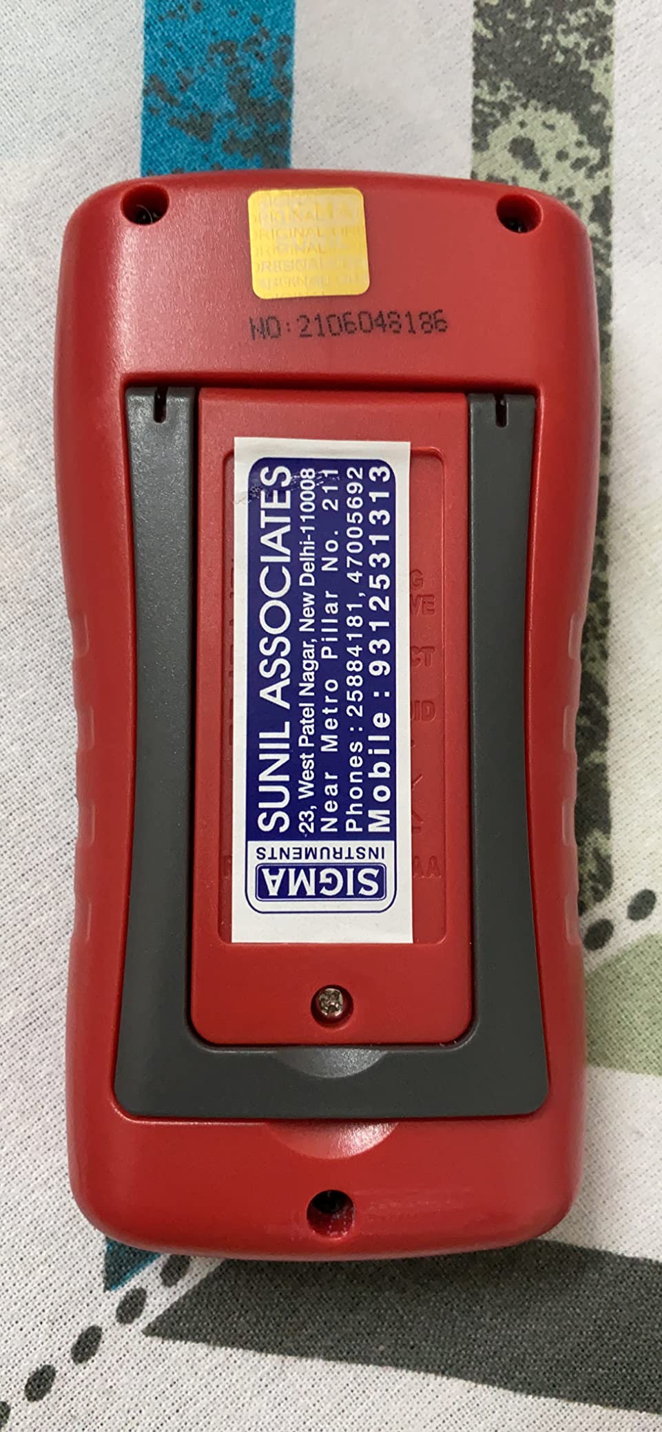 Sigma Instruments True Rms 24A Digital Multimeter With Calibration ...