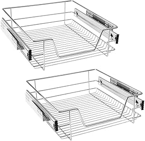 HENGMEI Telescopic Drawer, Extendable Shelf, Kitchen Drawer, Cabinet ...