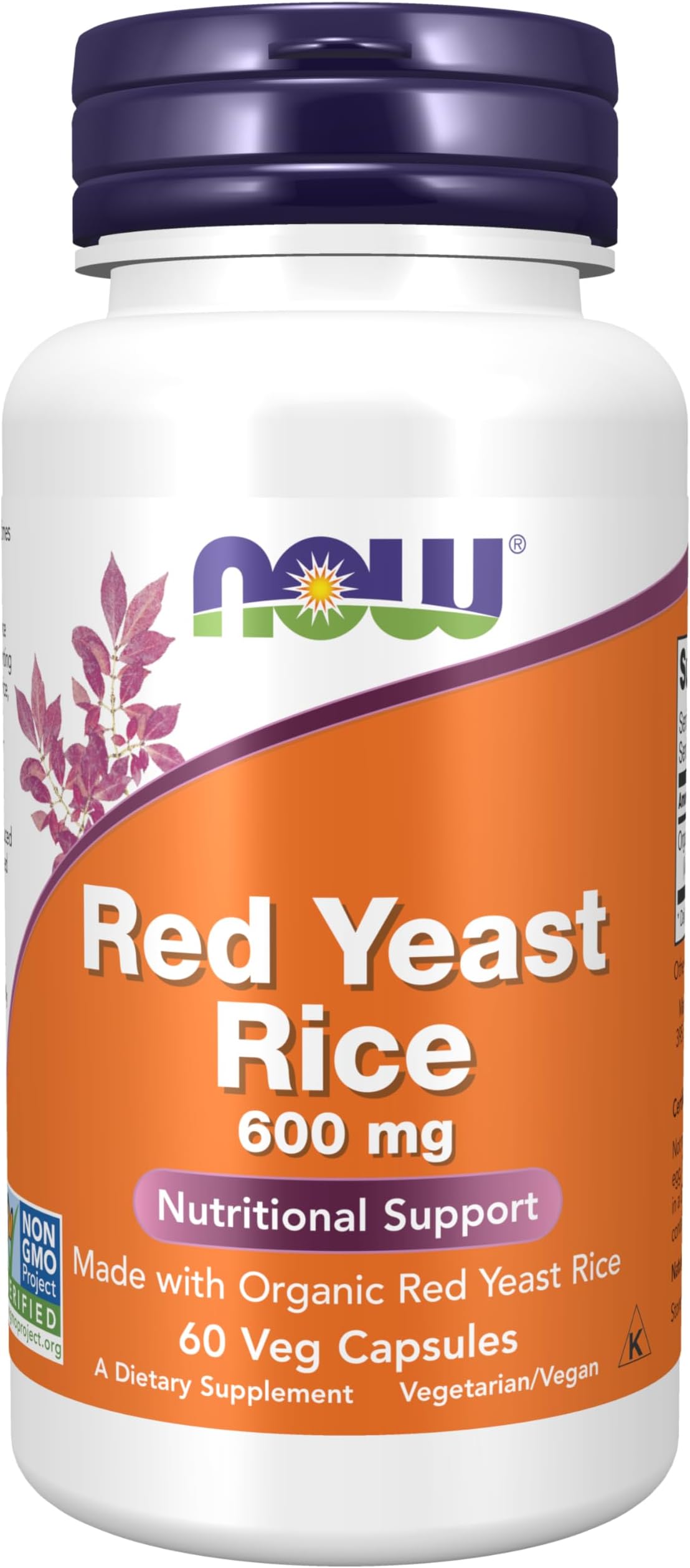 Amazon.com: GreenPacks® Organic Red Yeast Rice, 1200 mg. per Serving ...