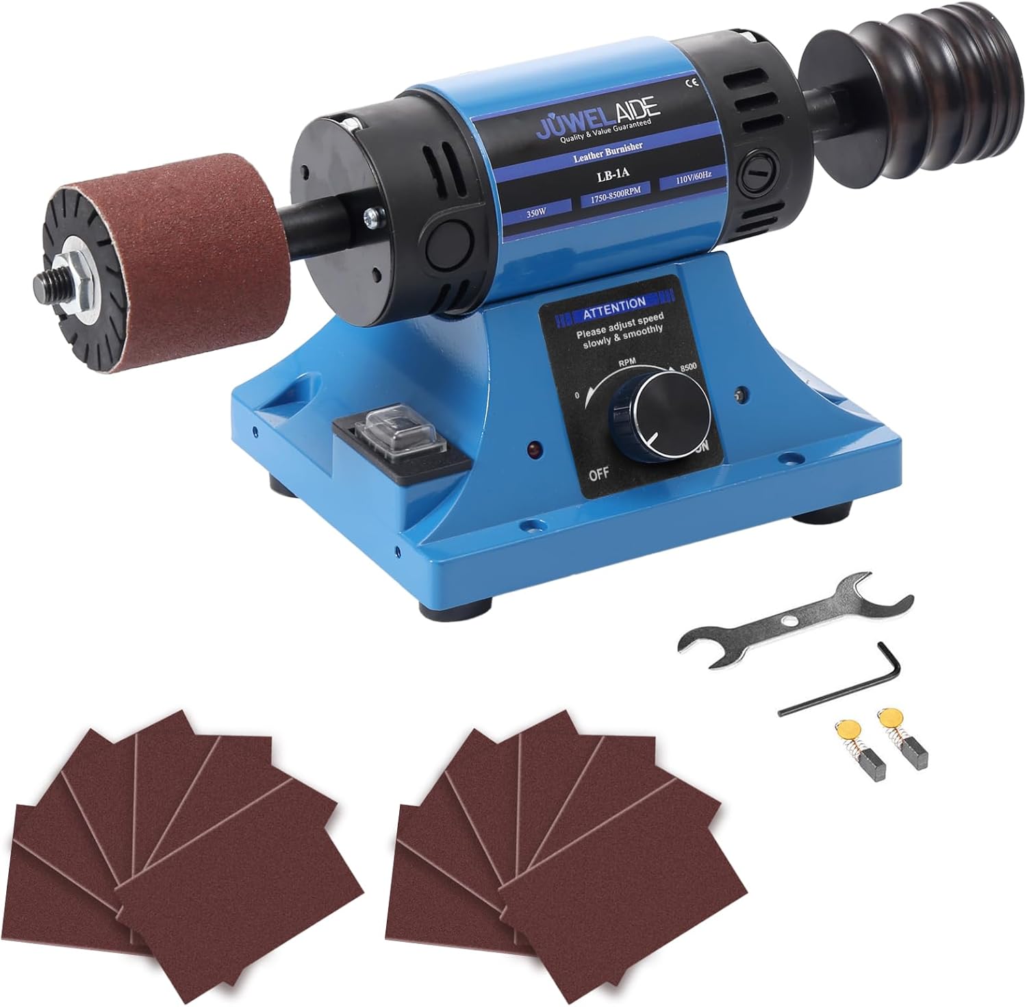 JUWELAIDE Leather Burnishing Machine | Variable Speed Leathercraft ...