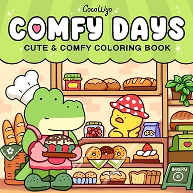 Amazon.com: Comfy Days: Coloring Book for Adults and Teens Featuring ...