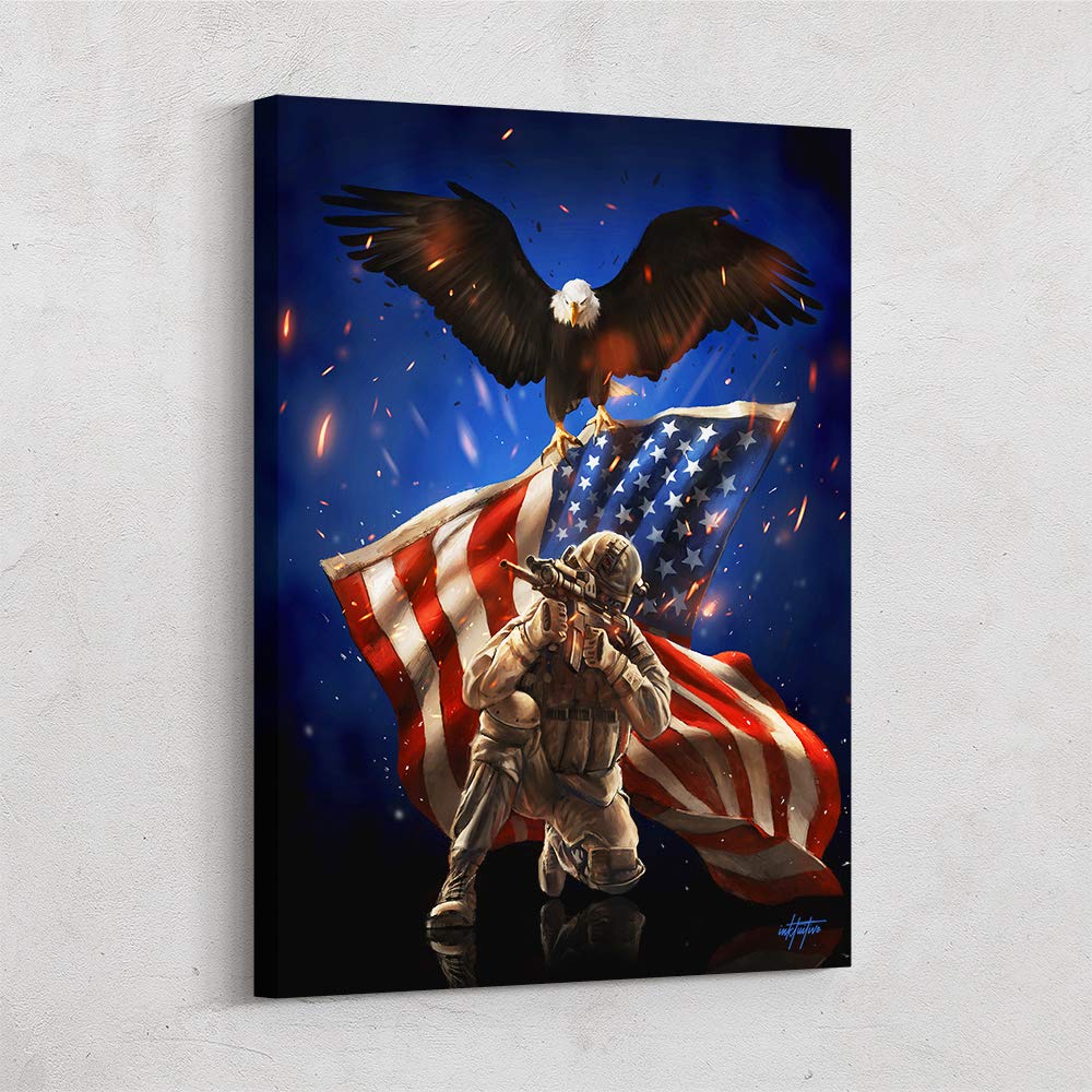 Modern Patriot Art The Patriot Fly Fishing Paintings Montana Art
