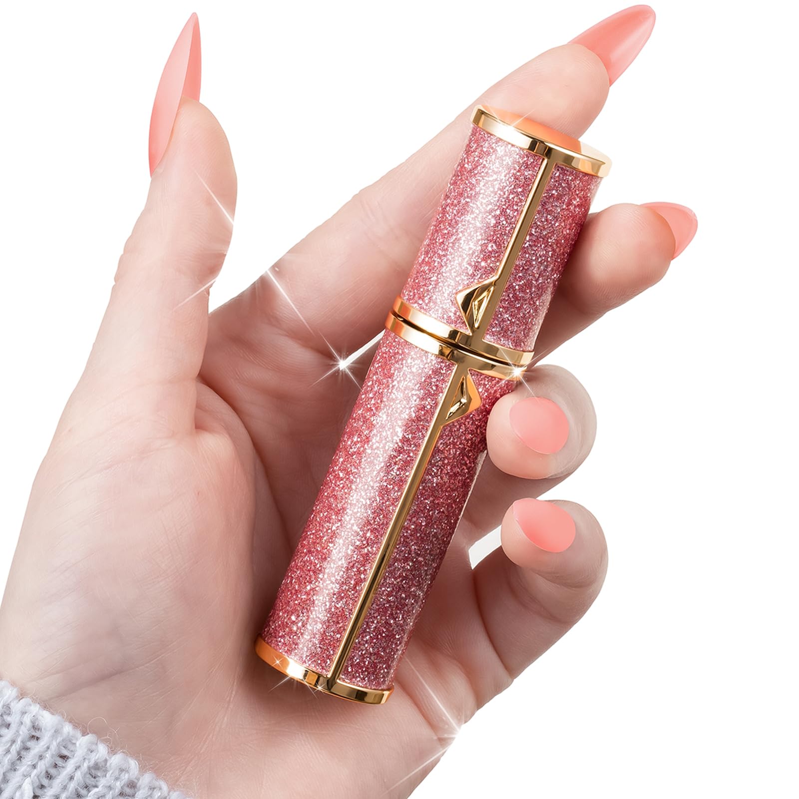 Amazon.com: Gemice Perfume Travel Refillable Atomizer, Luxury Glitter ...