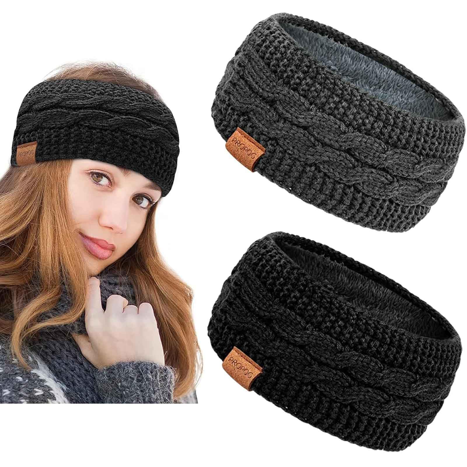Amazon.com: PROPOG Winter Headbands for Women Ear Warmer, Knit Womens ...