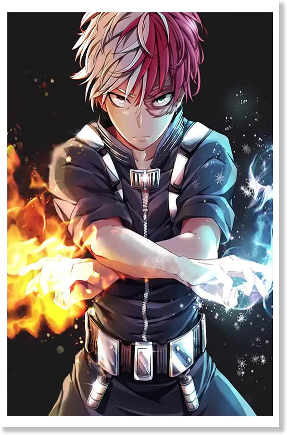 Amazon.com: My Hero Academia Poster Anime Todoroki Shoto Poster Canvas ...