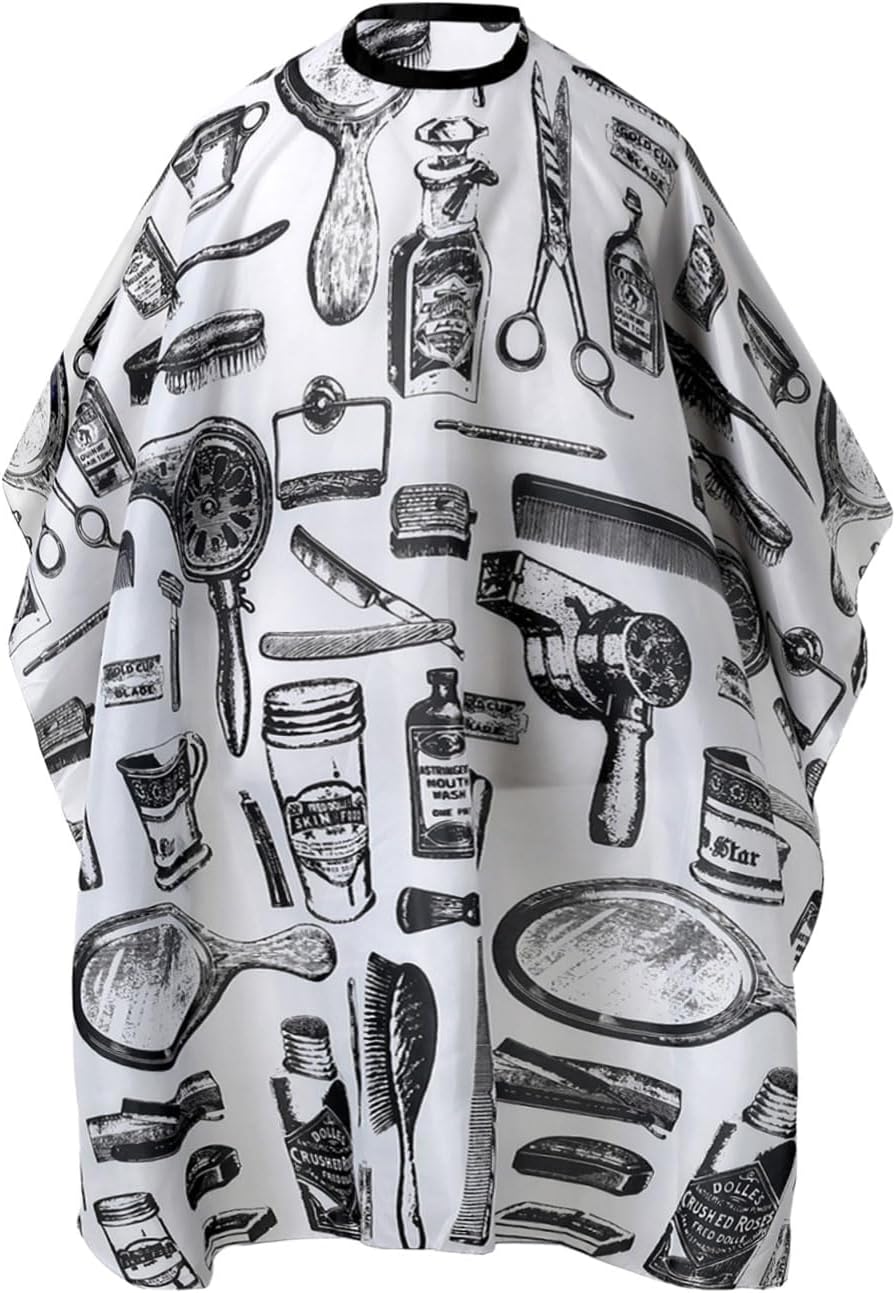 Amazon.com : Professional Hair Cutting Cape with Adjustable Snap ...