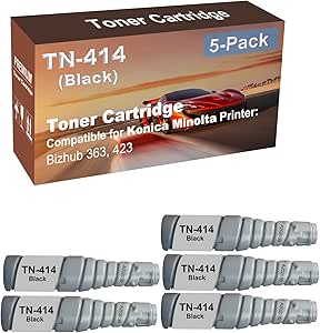 Amazon.com: 5-Pack Compatible High Capacity TN414 TN-414 (A202030 ...