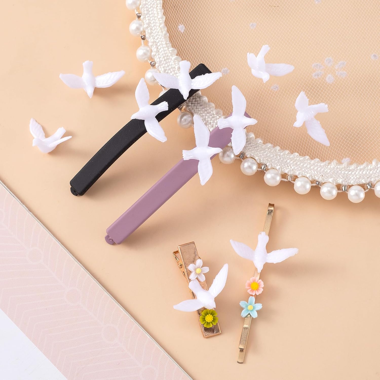 HINZIC 300 mini palomas de 1 pulgada para manualidades, figuras de ...