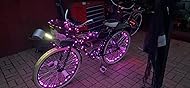 Amazon.com : Waybelive LED Bike Frame Lights, Remote Control Bicycle ...