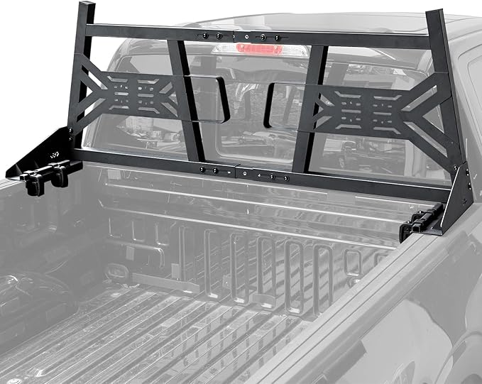 Amazon.com: JOYTUTUS Extendable Headache Rack for Full-Size Trucks ...