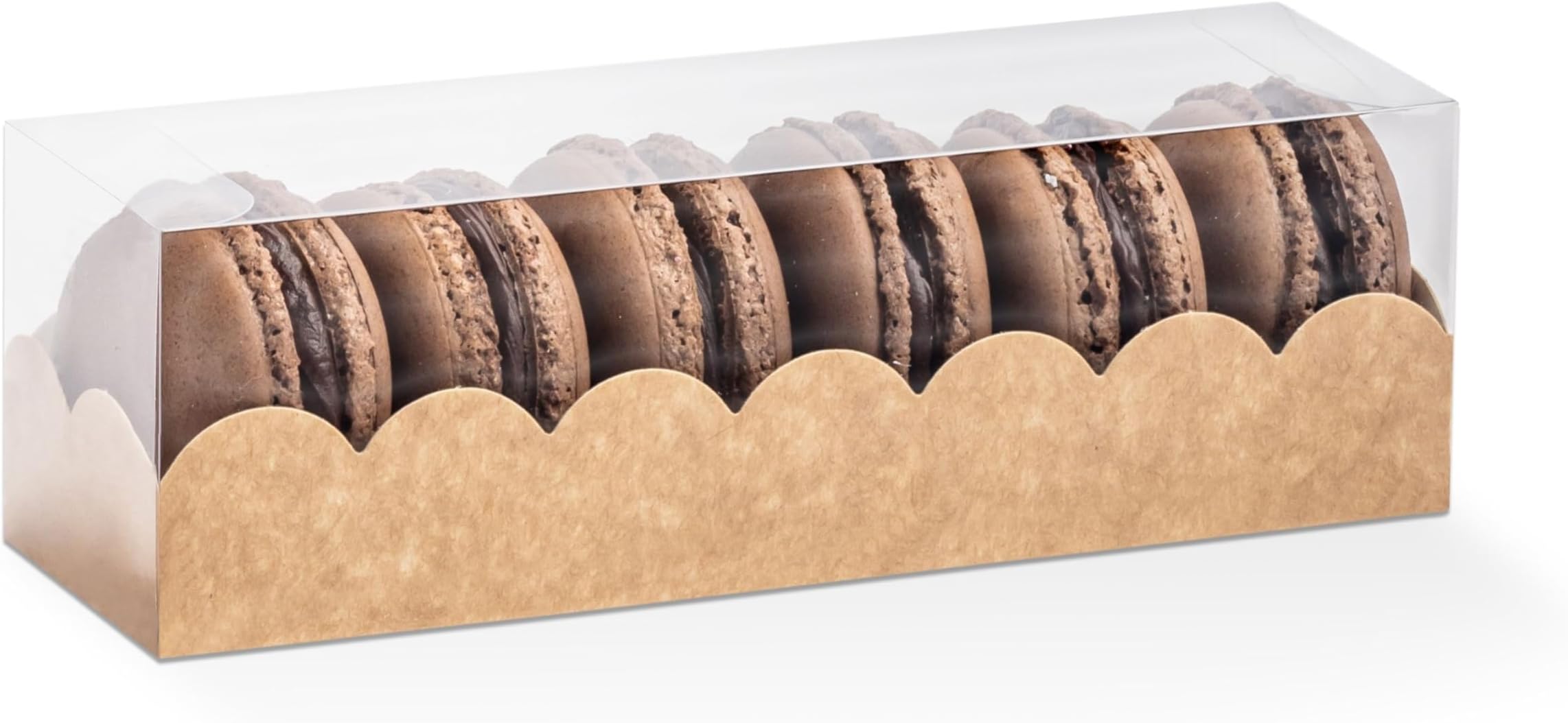 Amazon.com: Pastry Chef's Boutique Clear Plastic Round Crown Circular ...