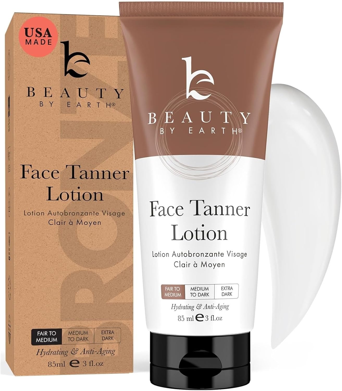 Amazon.com: Face Self Tanner Tanning Lotion - Fair to Medium Self ...