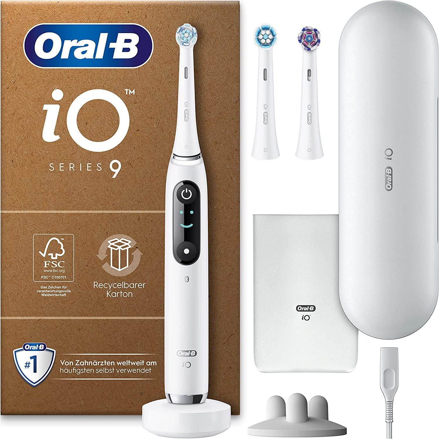 Oral-B iO Series 9 Plus Edition Elektrische Zahnbürste/Electric Toothbrush, PLUS 3 ...