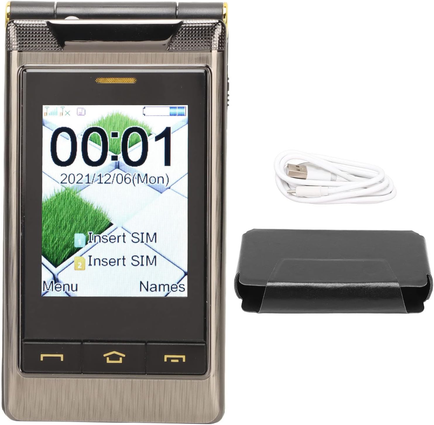 Amazon.com: Zyyini Unlocked Flip Phone, 3 Inchs Big Buttons Big Fonts ...