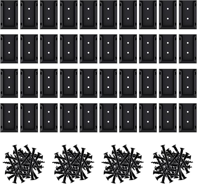 Goovilla Deck Railing Bracket Connectors, 2x4 Brackets for Railing Wood ...