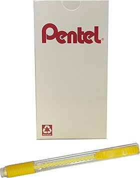 Amazon.com : Pentel Clic Colors Retractable Eraser with Grip, Banana ...