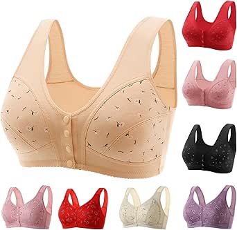 Daisy Bras for Women Front Closure No Underwire Plus Size Bras ...