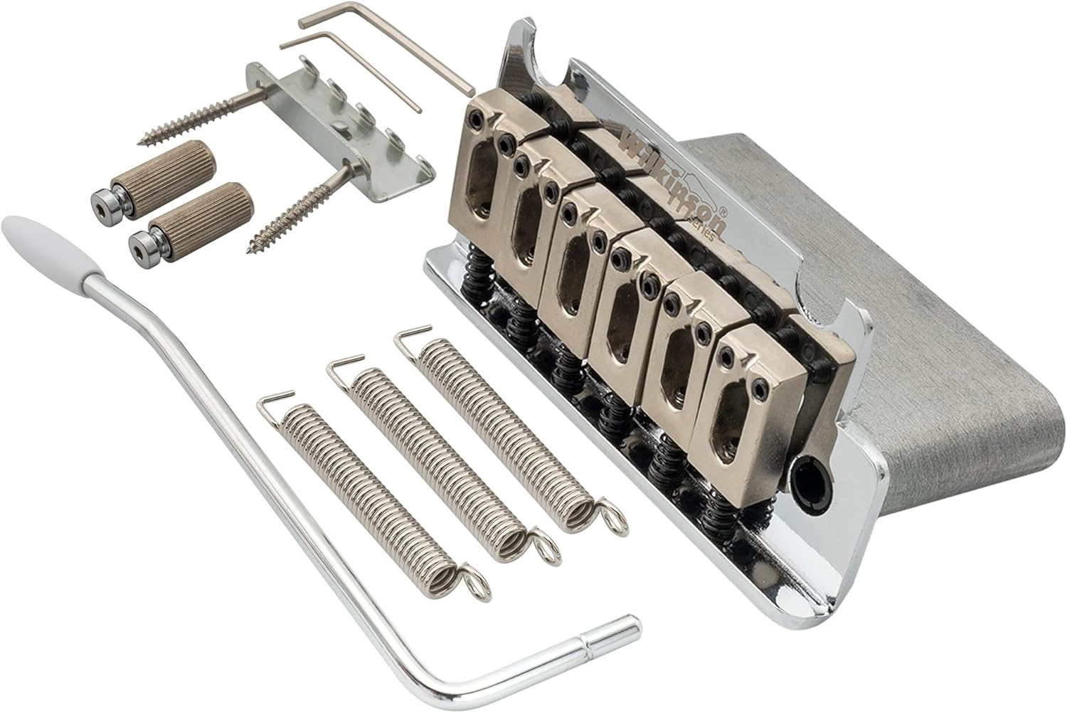 Amazon.com: Wilkinson WOV06 54mm (2-1/8 inch) 2-Point ST Guitar Tremolo ...