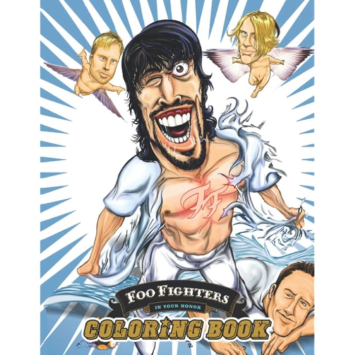 Buy Foo Fighters Coloring Book: Special Bunch Of Foo Fighters ...