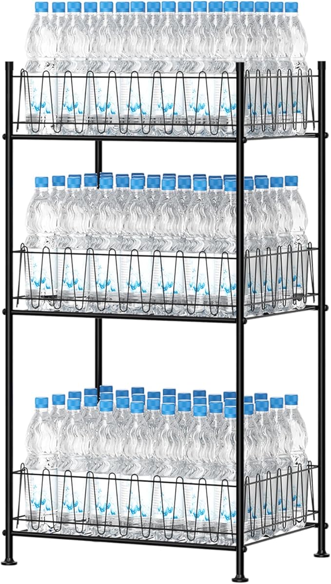 Amazon.com: smusei 3 Tier Drink Organizer for Pantry Water Bottle ...