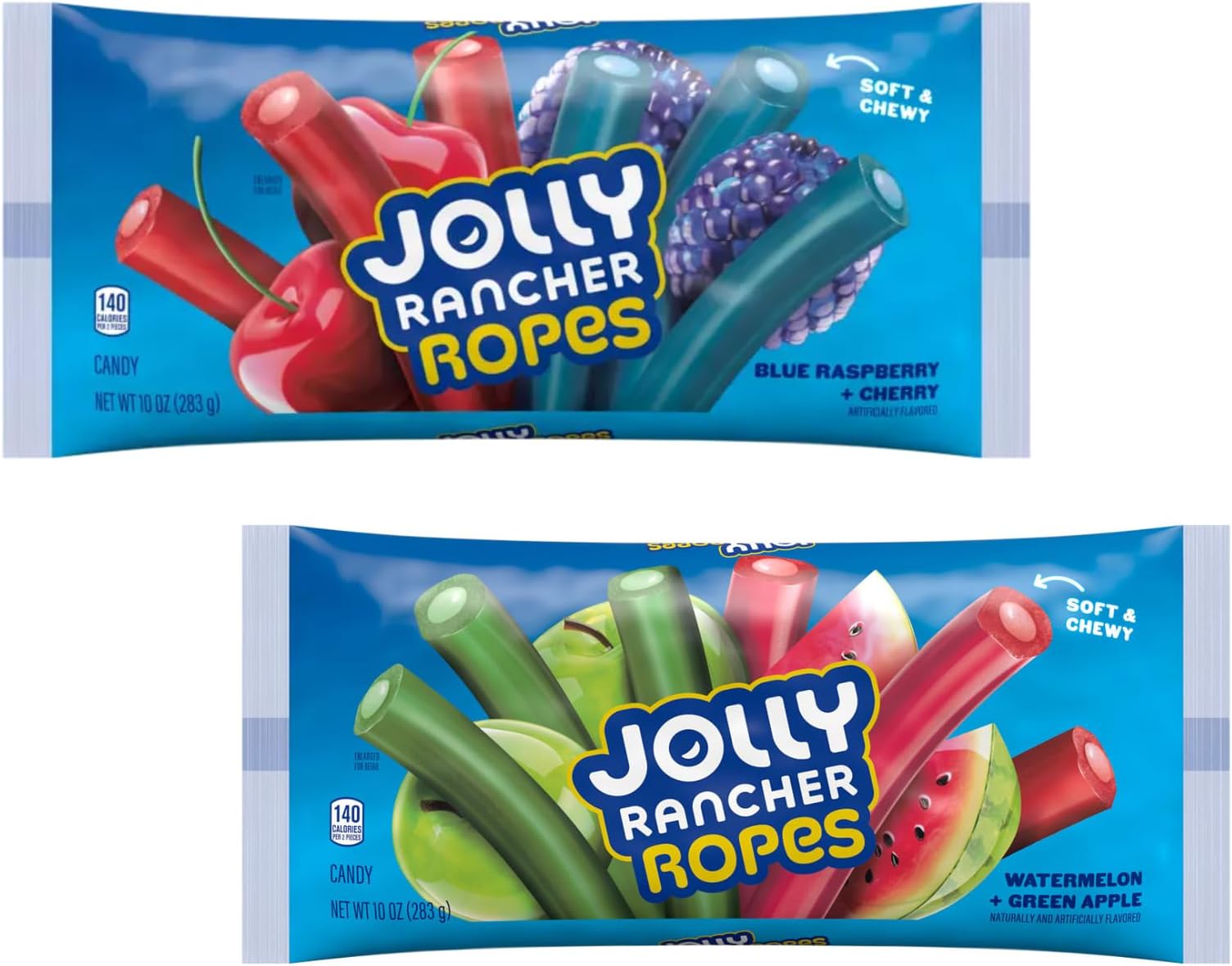 Amazon.com : Smiling Sweets Jolly Rancher Ropes One of Each Variety ...