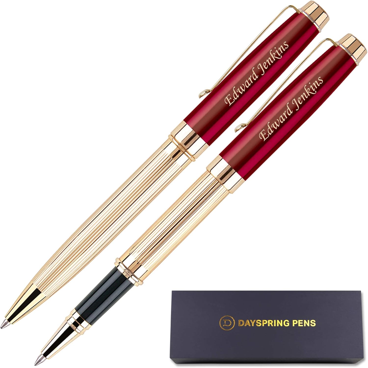 Amazon.com : Dayspring Pens Personalized Braxton Ballpoint and ...