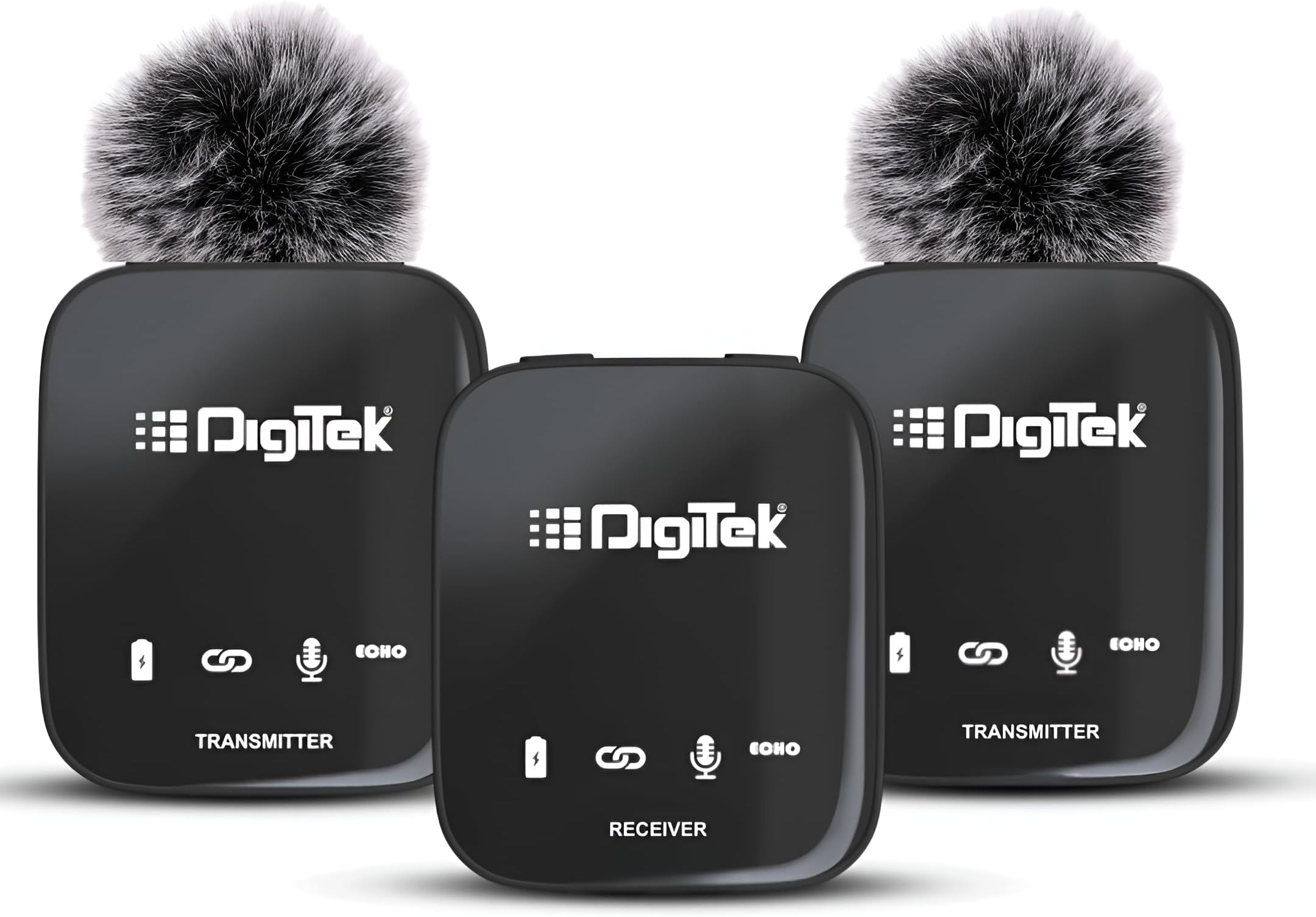 Digitek® (DWM 101 Wireless Microphone System with ANC Noise Reduction ...