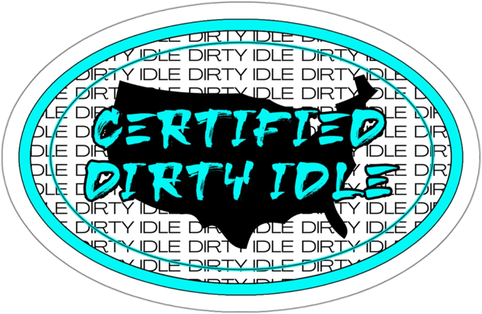 Amazon.com - AK- Certified Clean Idle Sticker Decal for Trucks | Size ...