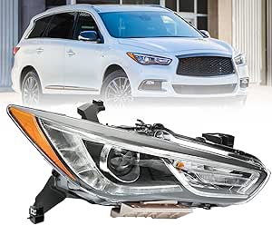 Amazon.com: munirater Headlight Assembly Replacement for 2016 2017 2018 ...