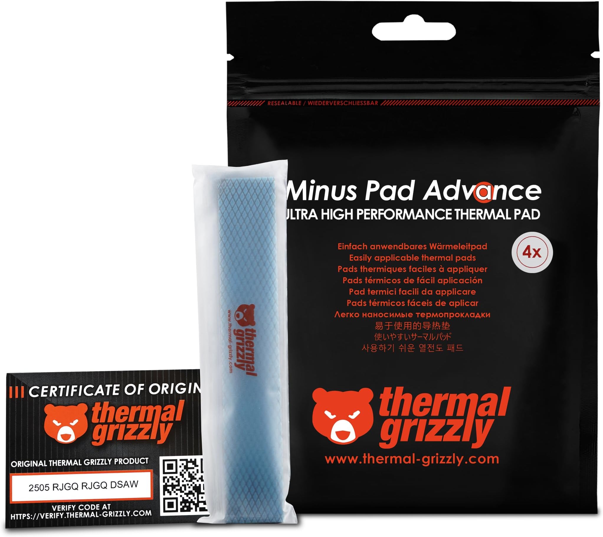 Amazon.com: Fujipoly/mod/smart Ultra Extreme XR-m Thermal Pad - 100 x ...