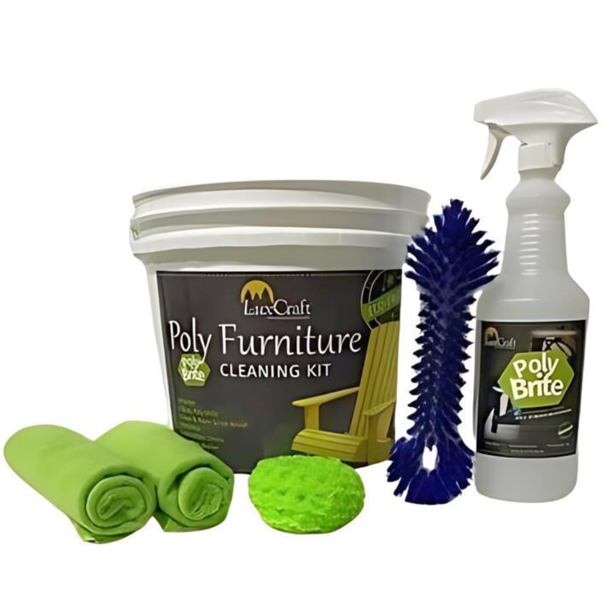 Amazon.com: LuxCraft Poly Brite Spray Cleaning Kit for HDPE Outdoor ...